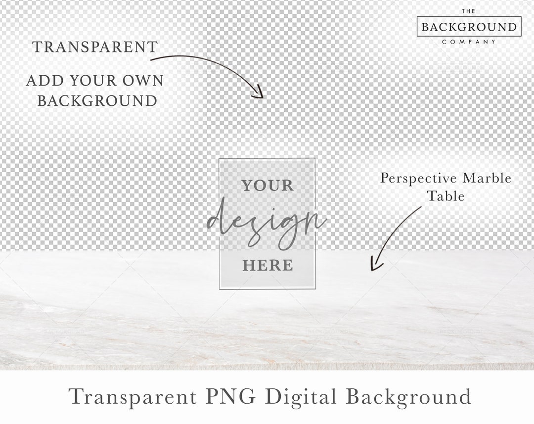 Customizable Marble Table Mockup | Marble Table Mockup With Transparent ...