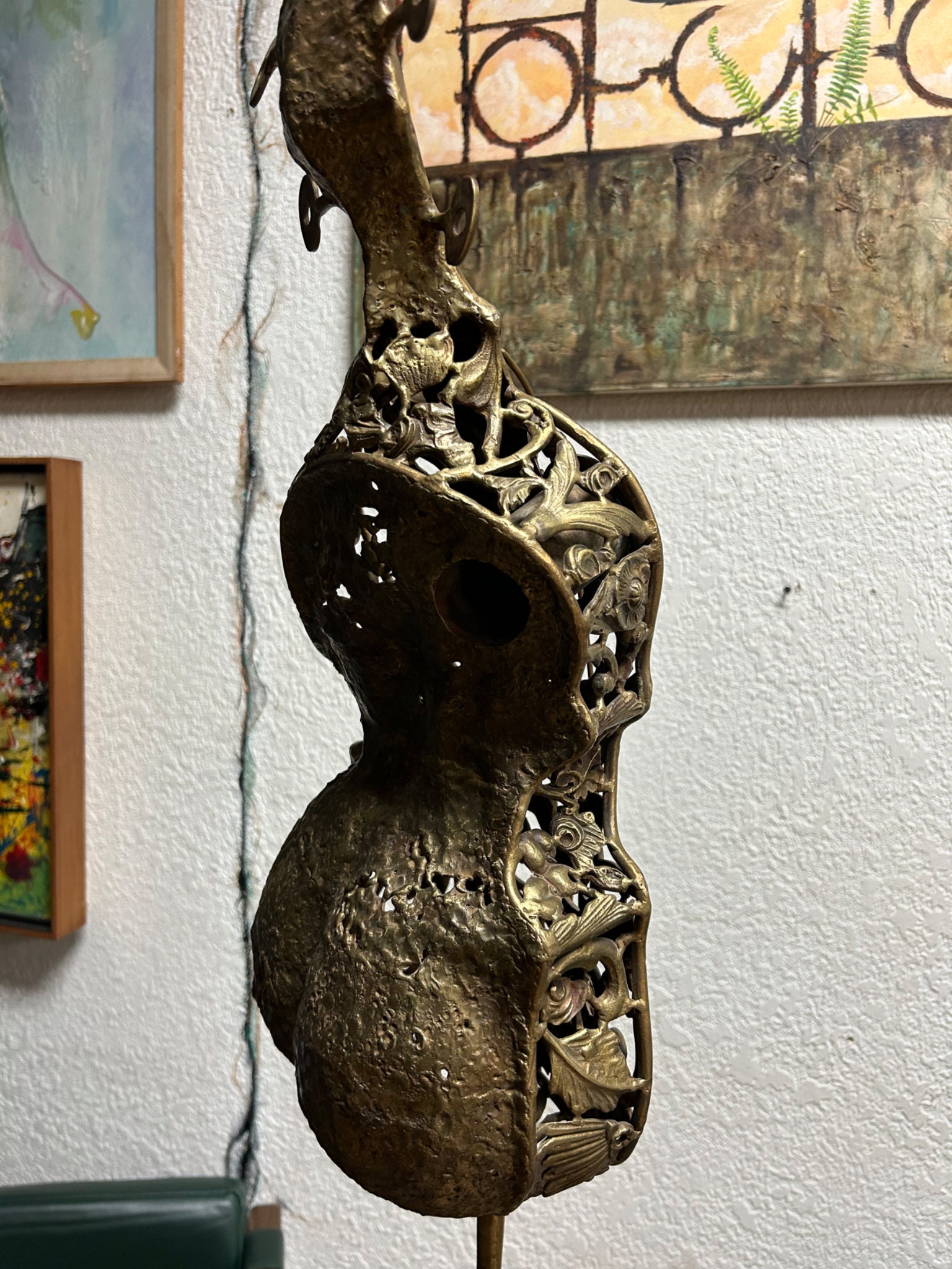 Bronze Violin Sculpture - Etsy