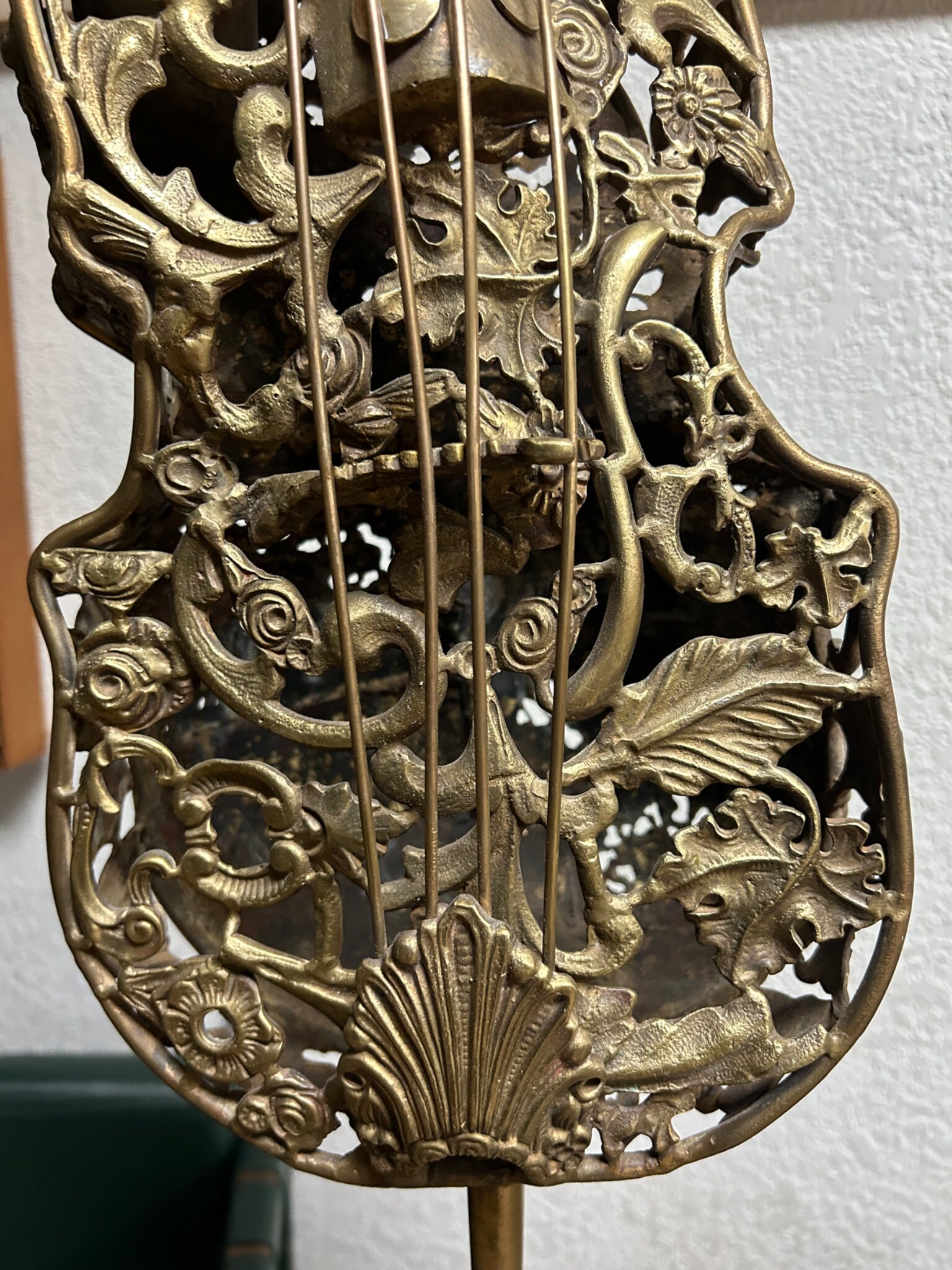 Bronze Violin Sculpture - Etsy