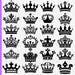 Crown SVG Bundle: Royal Tiara, King & Queen Clipart (digital Download ...