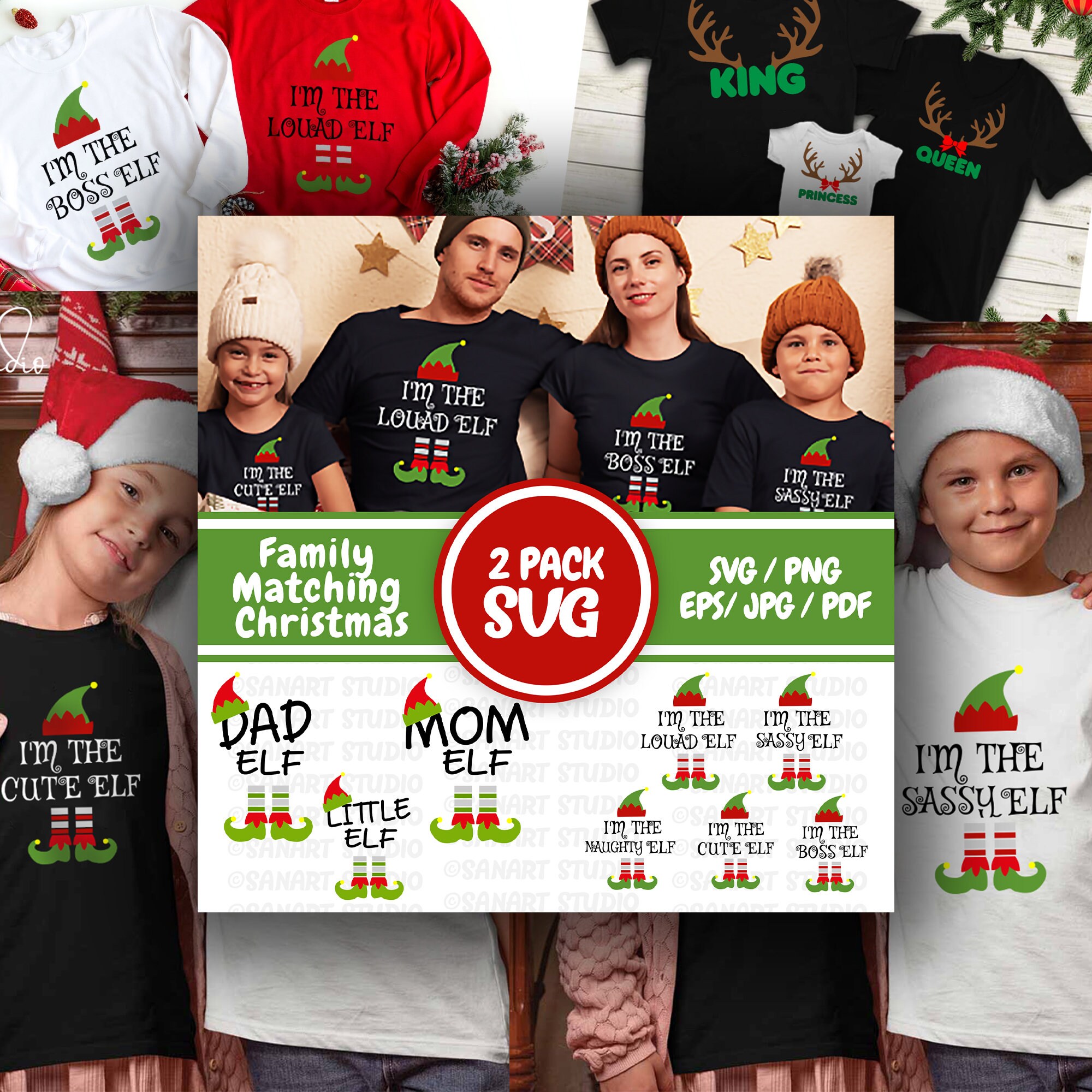 CHRISTMAS MEGA BUNDLE, 104 Designs, Christmas Vacation Svg Bundle, Cut ...