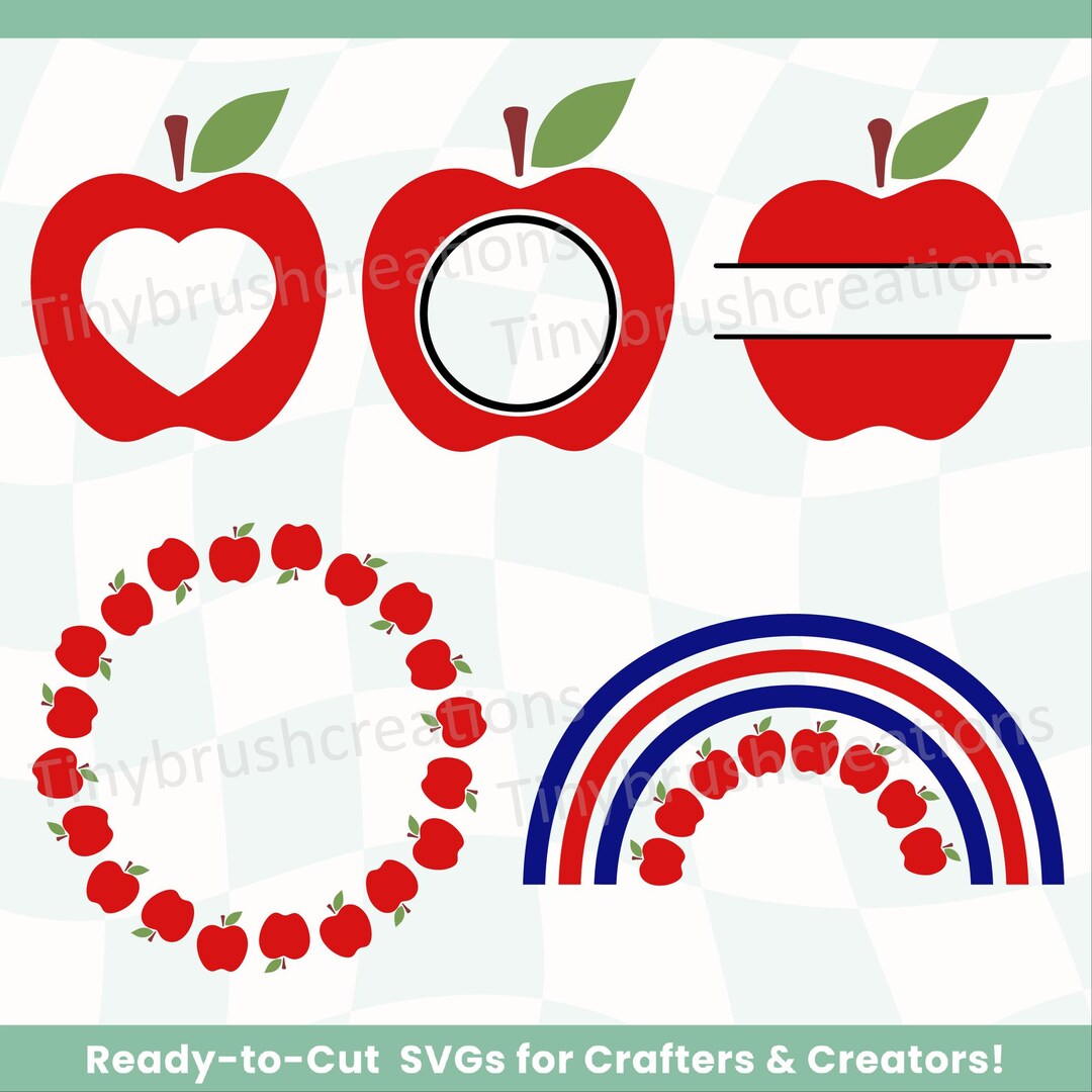 Apple Monogram SVG | Apple Monogram Svg | Apple Svg | Teacher Svg ...