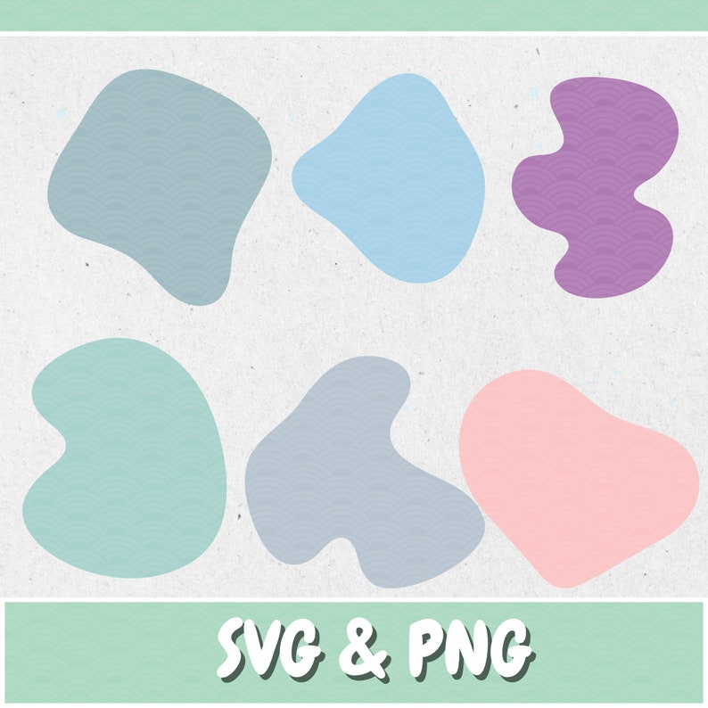 Blob Svg, Blobs SVG Bundle, Blobs Svg, Paint Svg, Clipart, Cut File for ...