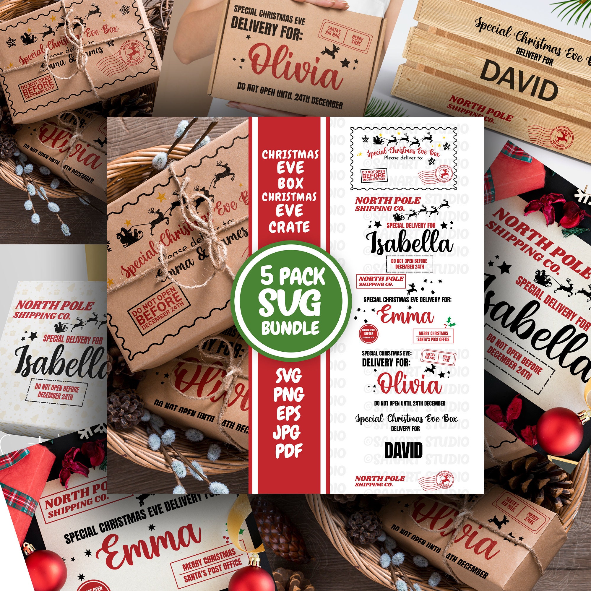 CHRISTMAS MEGA BUNDLE, 104 Designs, Christmas Vacation Svg Bundle, Cut ...