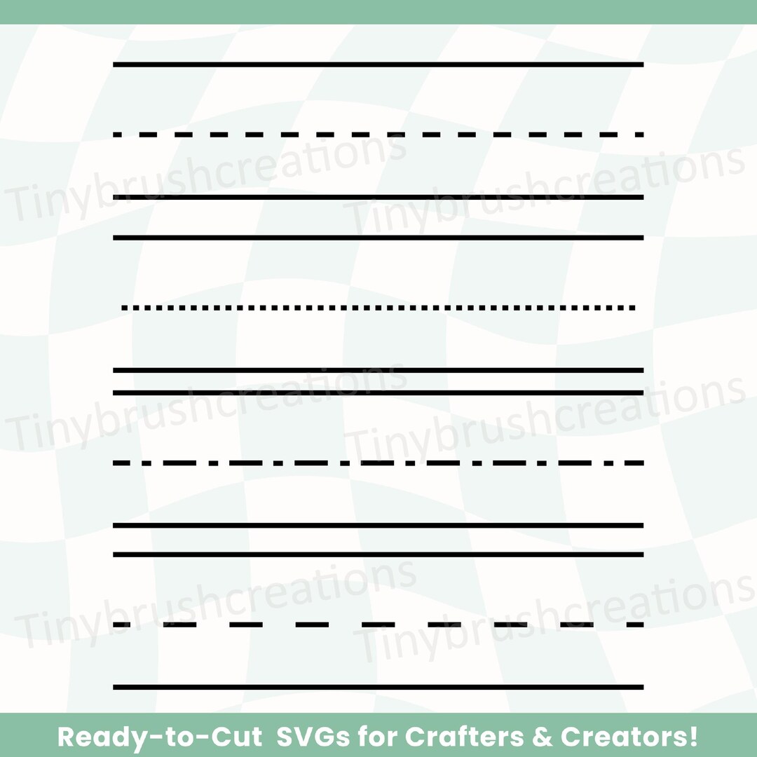 Lined Notebook Paper SVG, School SVG for Cricut & Silhouette ...