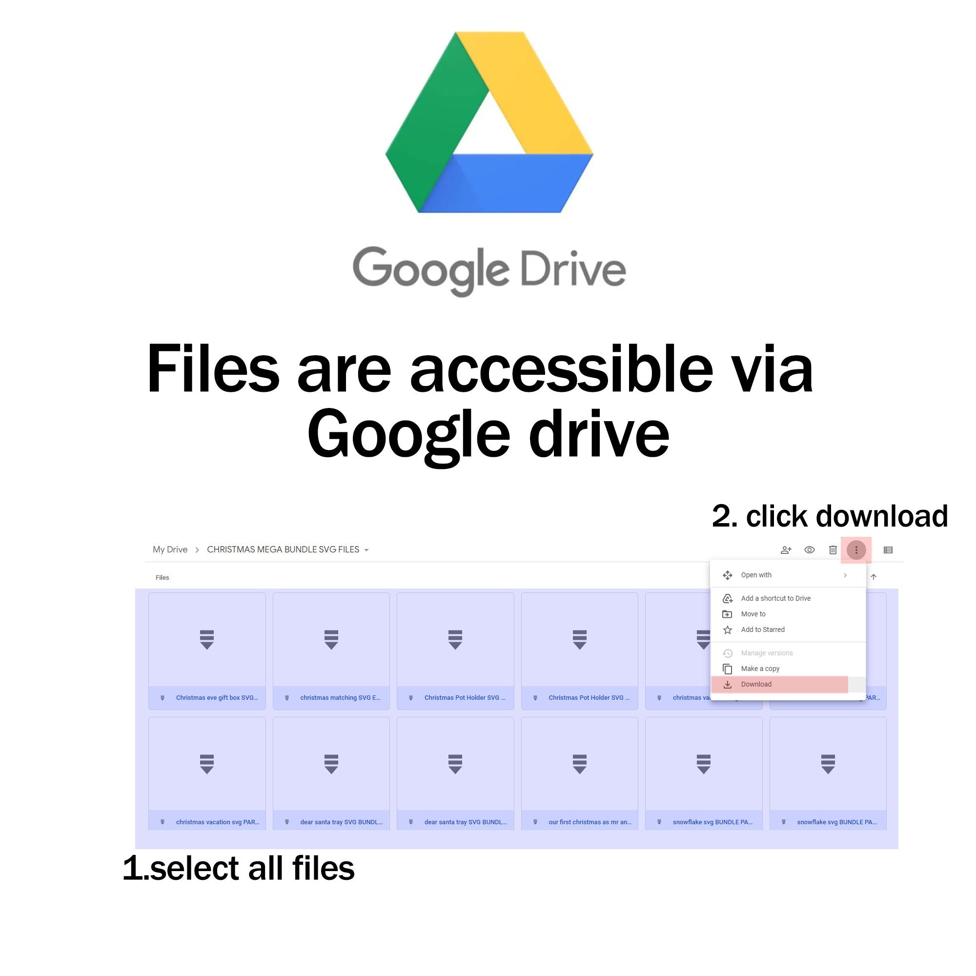 CHRISTMAS MEGA BUNDLE, 104 Designs, Christmas Vacation Svg Bundle, Cut ...