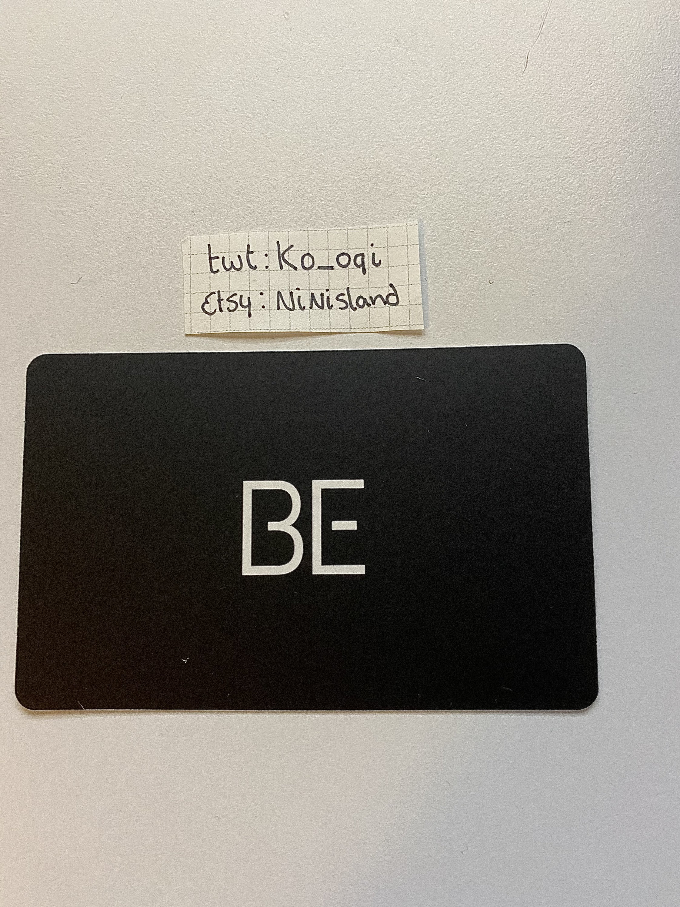 BTS BE Essential Photocard - Etsy