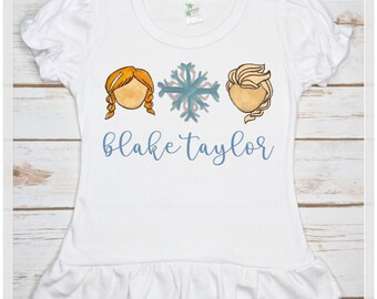 Frozen Monogram - Etsy