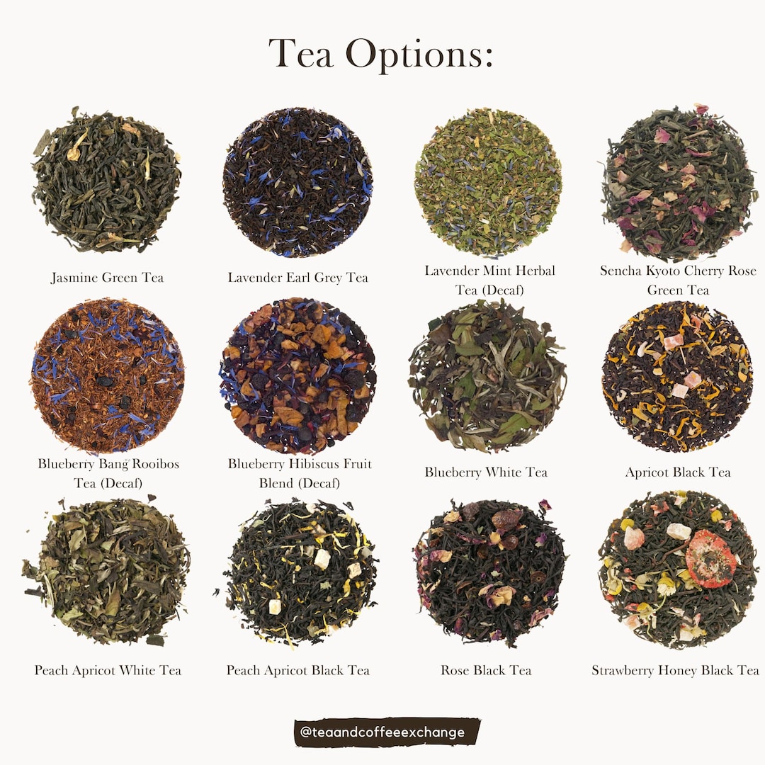 Spring Tea Variety Pack: Custom Seasonal Sampler With Jasmine, Lavender ...