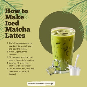 Japanese Peppermint Matcha Blend: Antioxidant-rich, Low Caffeine Loose ...