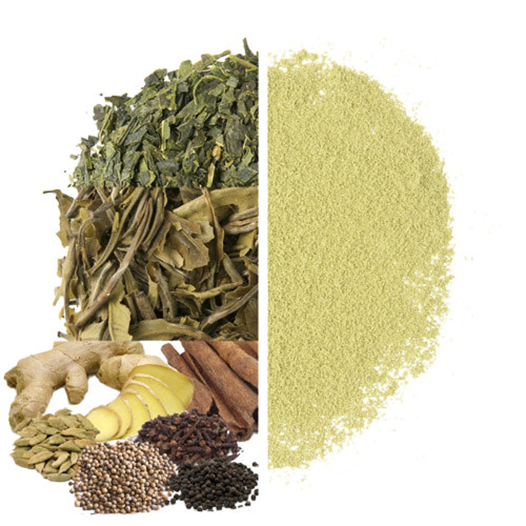 Chai Matcha Green Tea - Premium Blend With Indian Spices & Japanese Izu ...