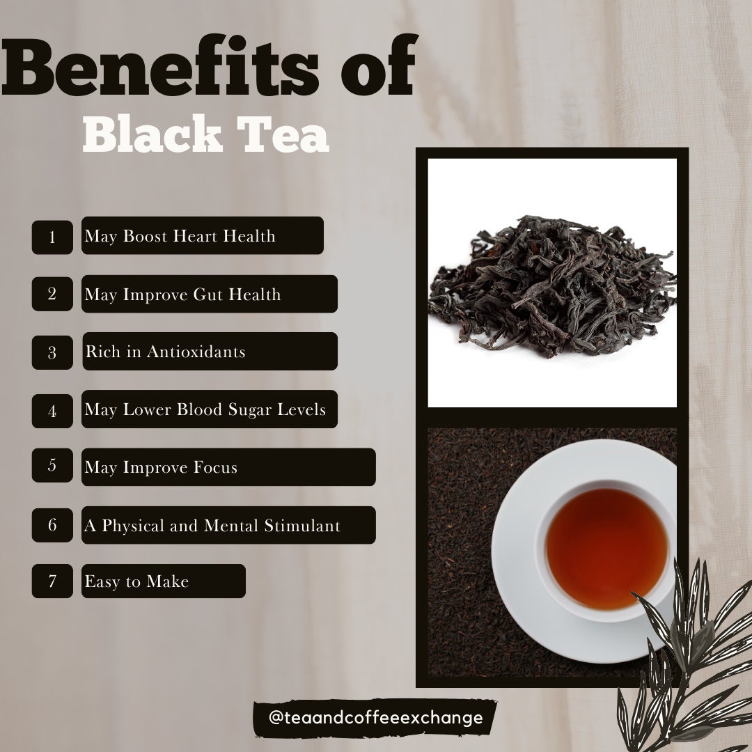 Organic Ceylon Black Tea Premium Loose Tea Fair Trade Loose Tea - Etsy