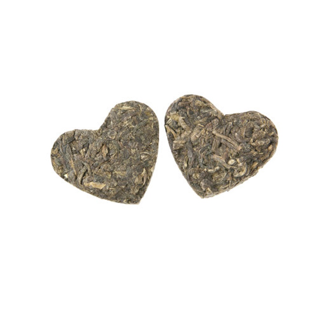 Romeo & Juliet Green Tea Hearts - Yunnan Green Compressed Tea for the ...