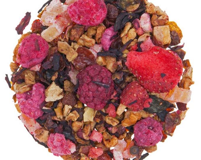 Very Berry Fruit Blend. All Natural Caffeine Free Loose Leaf Fruit Tea ...