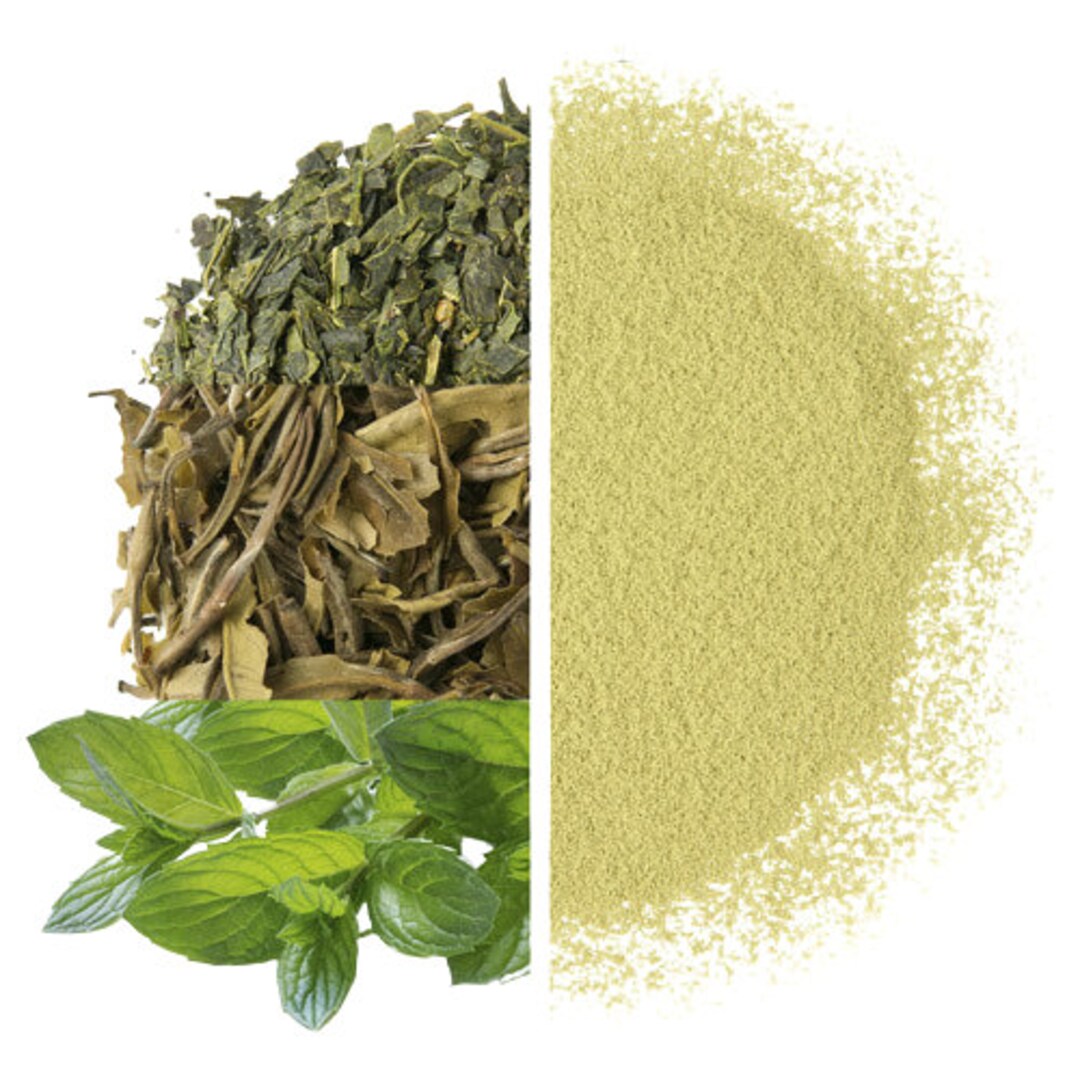 Japanese Peppermint Matcha Blend: Antioxidant-rich, Low Caffeine Loose ...
