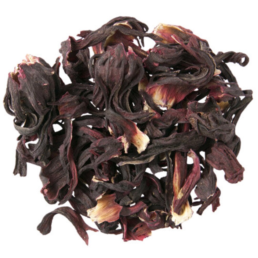 Organic Hibiscus Herbal Tea - Premium Loose Leaf Tea | Caffeine Free ...