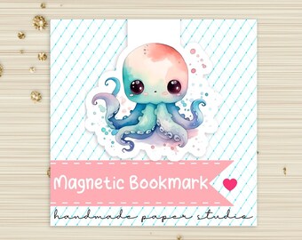 Octopus Bookmark - Etsy