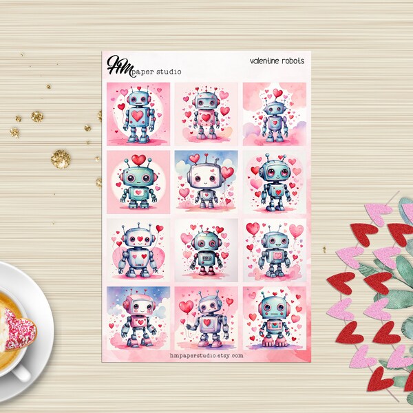 Valentine Robot - Etsy