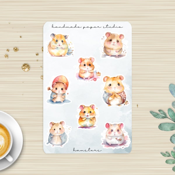 Hamster Stickers - Etsy