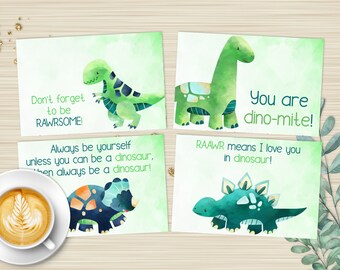 Dinosaur Postcards | Etsy