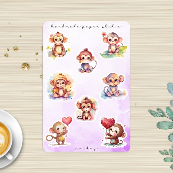 Kawaii Monkey - Etsy