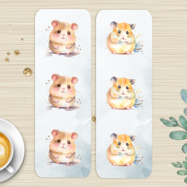Hamster Bookmarks - Etsy