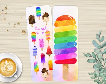 Ice Cream Bookmarks | Etsy