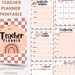 Digital and Printable Teacher Planner, Weekly Lesson Plans, Teacher ...