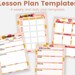 Digital and Printable Teacher Planner, Weekly Lesson Plans, Teacher ...