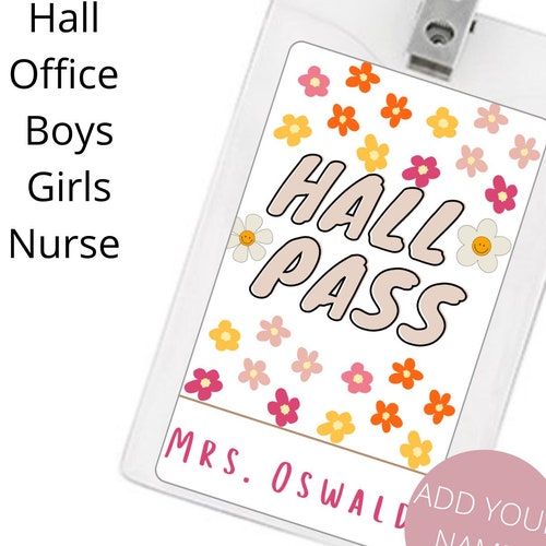 Letterboard Theme Classroom Hall Passes for Teachers - Etsy