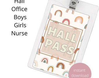 Boho Hall Passes - Etsy