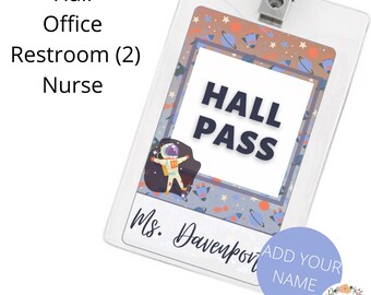 Space Theme Bathroom Passes - Etsy