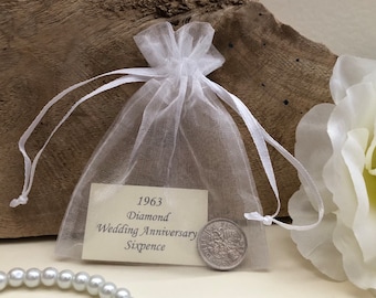 Lovely Personalised Handmade Diamond 60th Wedding Anniversary Card - Etsy