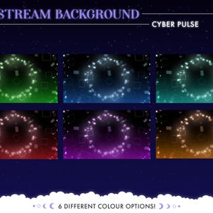 Free-ish Until July | Cyber Pulse Vtuber Stream Background ...