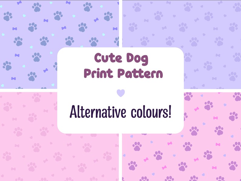 Cute Heart-themed Stream Background Puppy Love Overlay for Vtubers ...