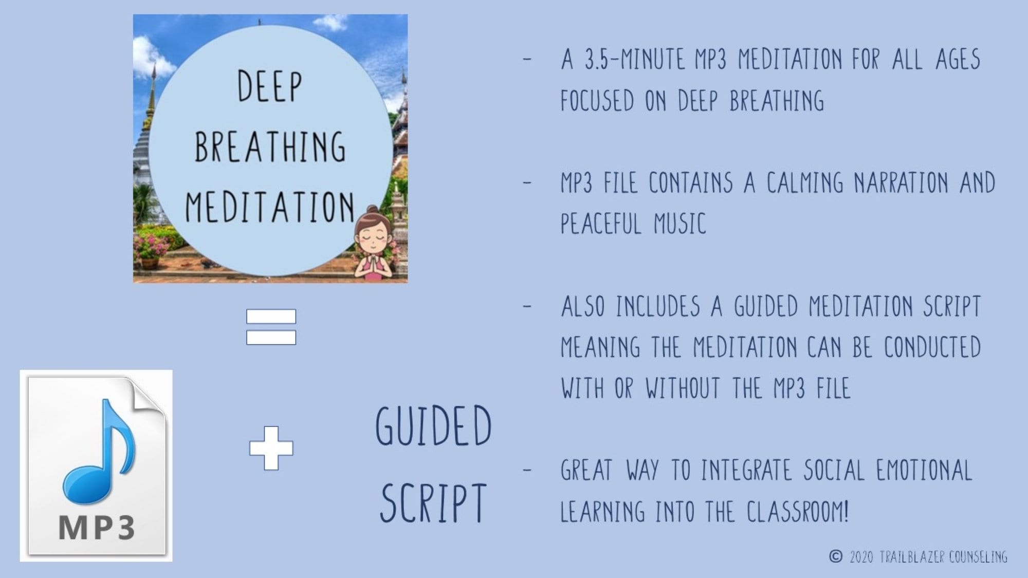 Instant Download - Deep Breathing Mindfulness Meditation MP3 and Guided ...