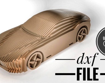 Wooden Sport Car Dxf - Etsy