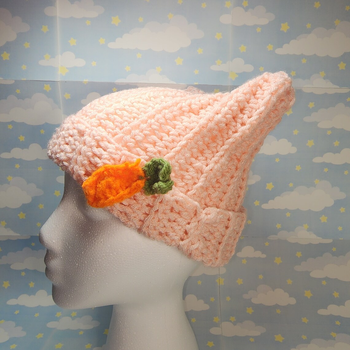 Dream SMP Crochet Tina Kitten Cat Ear Beanie Aesthetic MCYT - Etsy