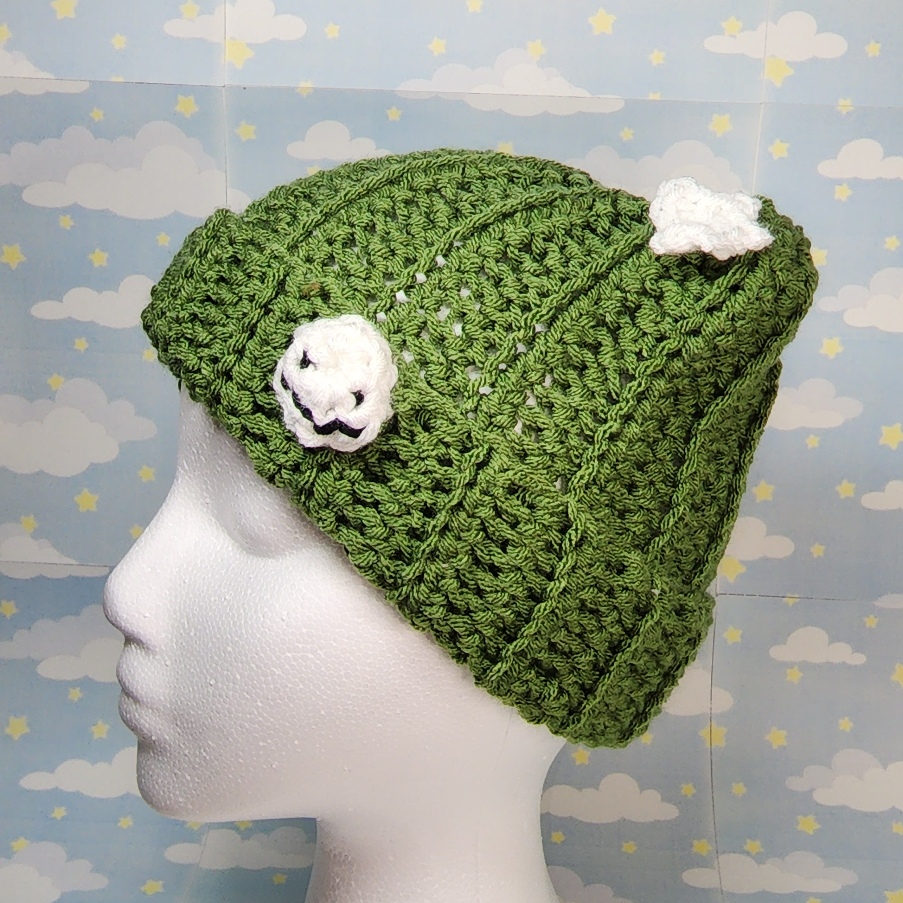 Dream SMP Crochet Dreamwastaken Cat Ear Beanie Aesthetic MCYT - Etsy UK