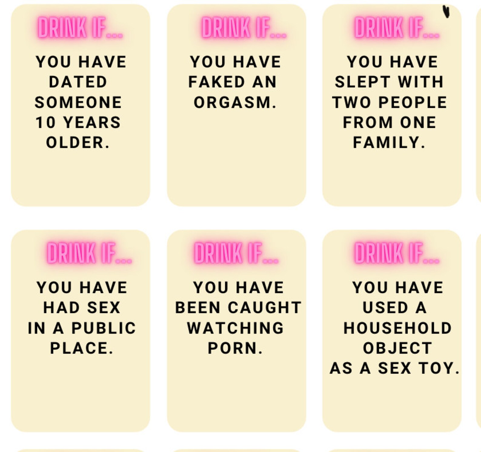 Ultimate Adults Card Game (over 18’s Fun Drinking Game) - Etsy