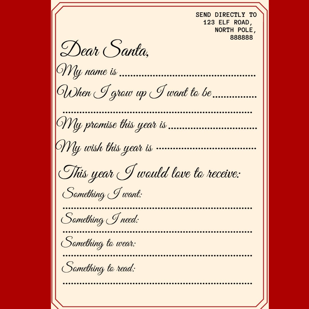 Christmas 4 Pack for Children. Letter From Santa, Nice List Certificate ...