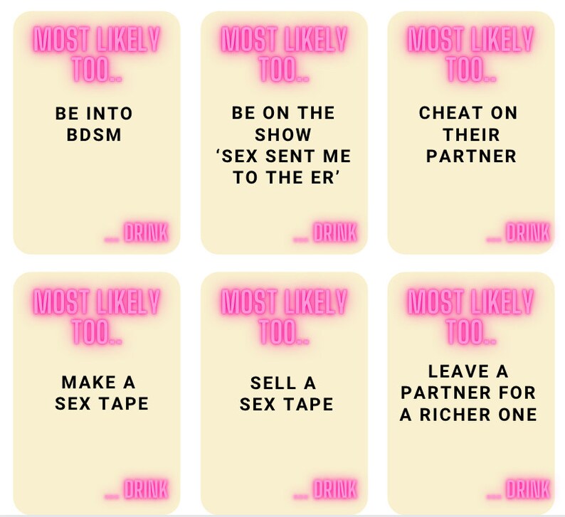 Ultimate Adults Card Game (over 18’s Fun Drinking Game) - Etsy