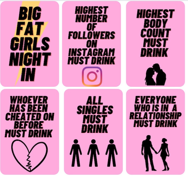 Ladies Night Games, Printable Game Bundle for a Girls' Night, Girls ...