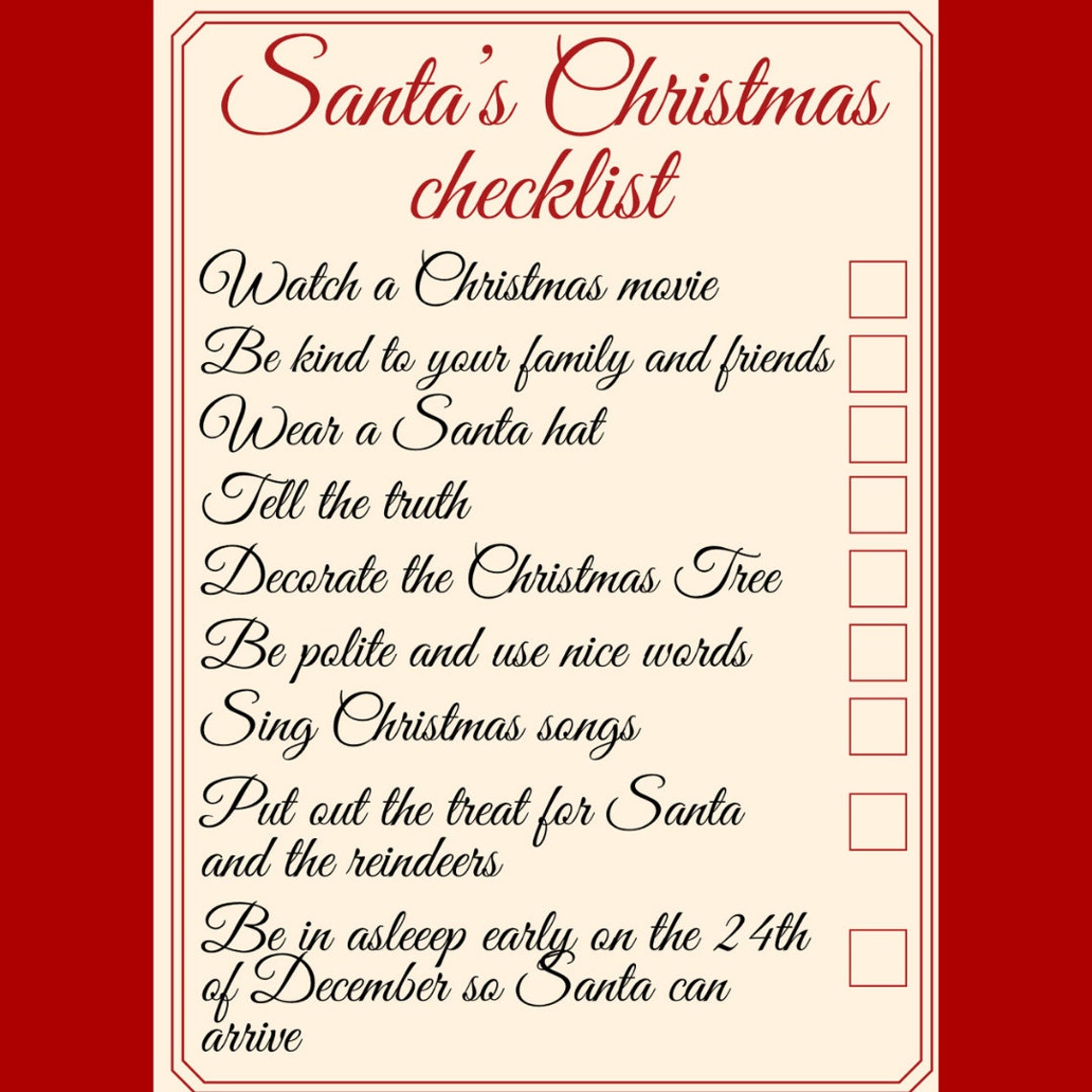 Christmas 4 Pack for Children. Letter From Santa, Nice List Certificate ...