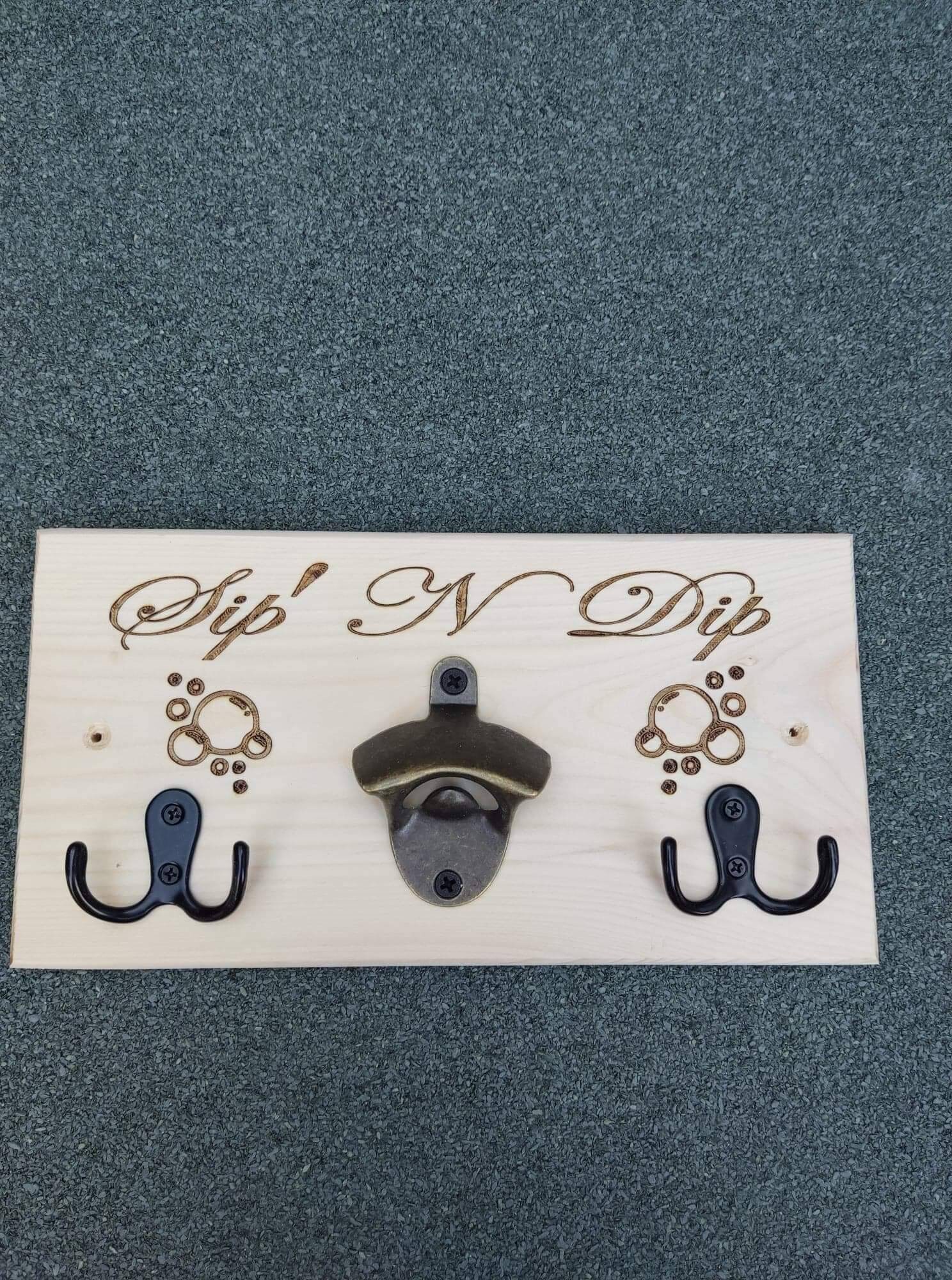 PERSONALISED Hot Tub Sign Rustic Tiki Bar Wooden Decoration - Etsy UK