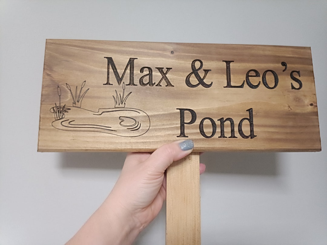 Personalised Wooden Garden Signs Plaque Allotment Shed Street Sign ...