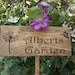 Personalised Wooden Garden Signs Plaque Allotment Shed Street Sign ...