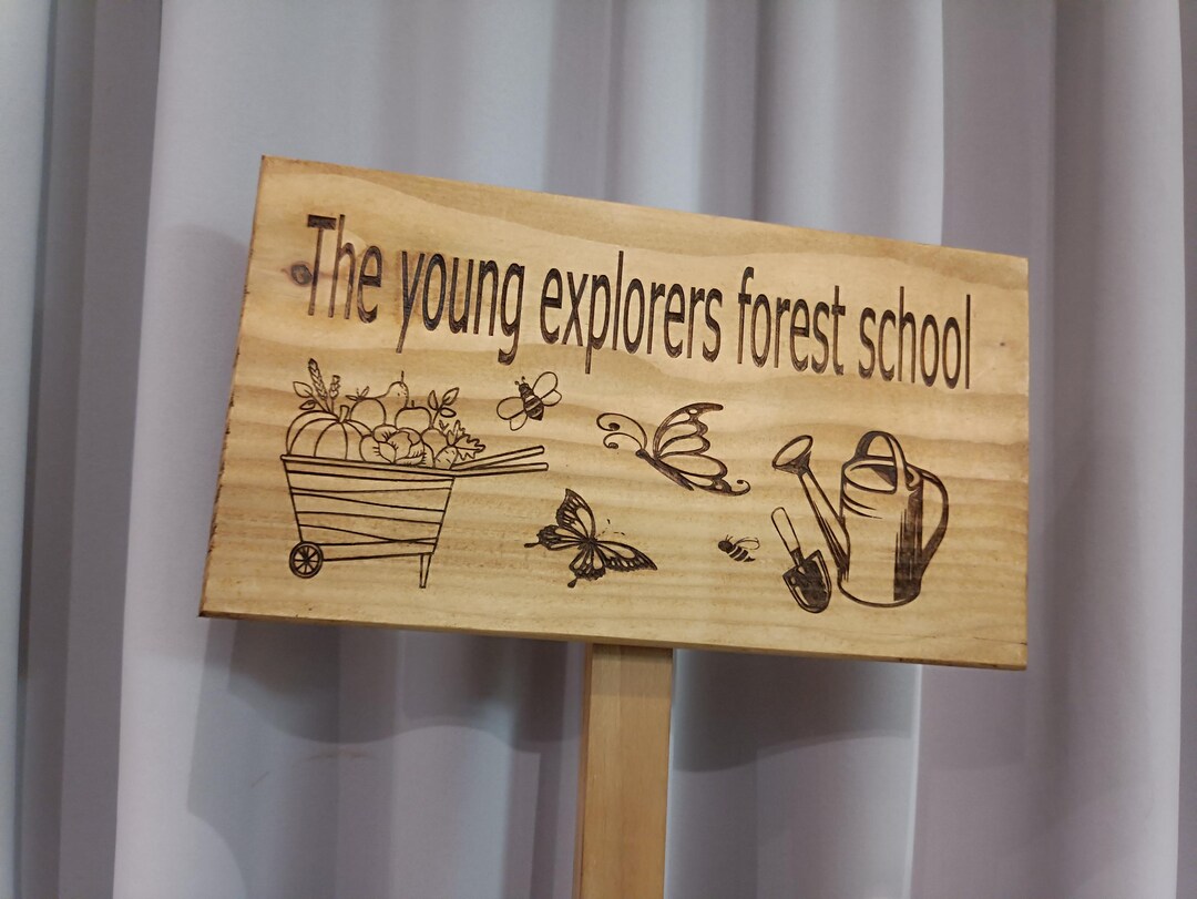 Personalised Wooden Garden Signs Plaque Allotment Shed Street Sign ...