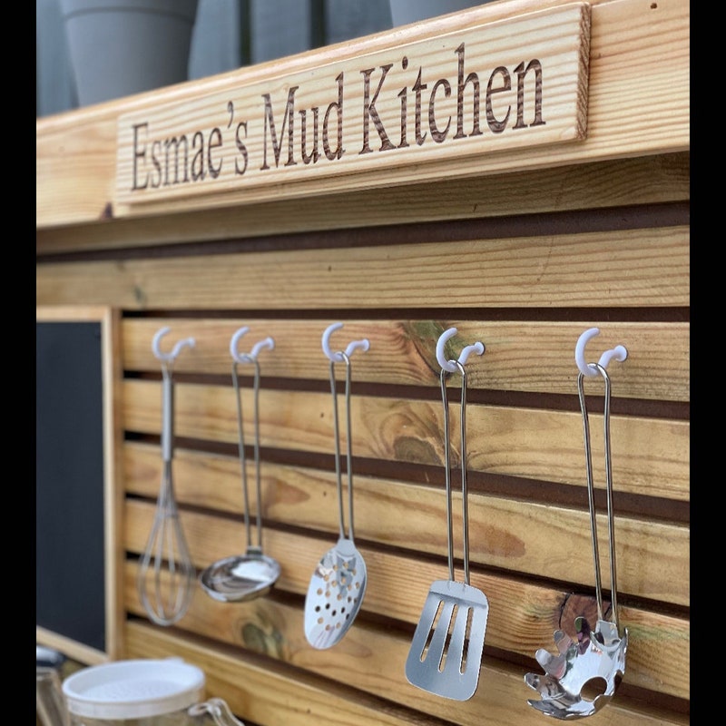 Mud Kitchen Wood Accessories - Etsy UK