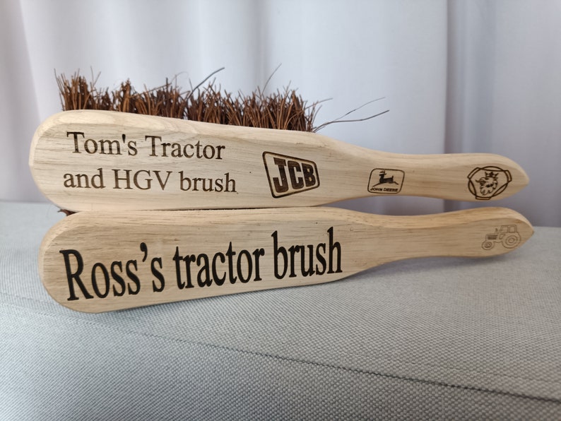 Personalised Cab Brushes , Hand Brush, Tractor Lorry Cab Brush,bristle ...